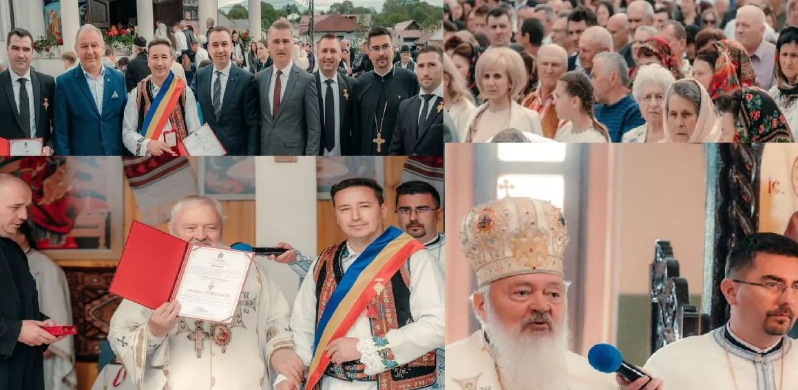 PRUNDU BÂRGĂULUI. Primarul Doru Crișan a primit ”Crucea Transilvană”